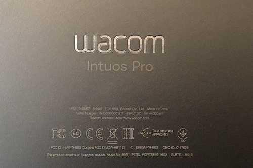 Графический планшет Wacom intuos pro L