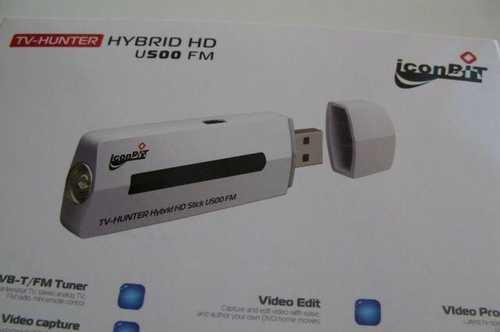 Внешний TV-тюнер iconbit Hybrid HD U500FM