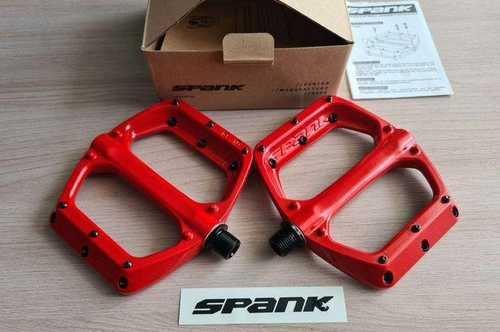 Новые педали Spank Spoon Red (394gr)