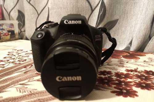 Фотоапарат canon eos 2000D kit