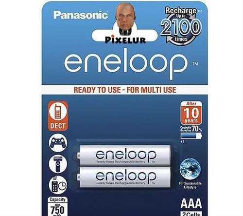 Аккумуляторы Panasonic Eneloop AAA (блистер 2 штук