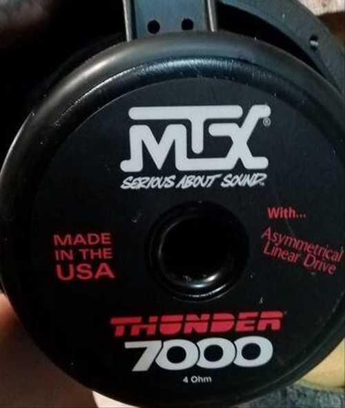 Автомобильный сабвуфер MTX