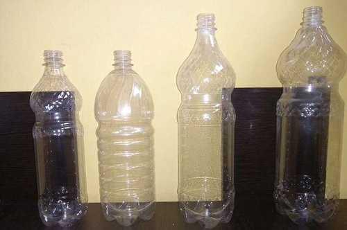 Бутылки пластиковые и стеклянные