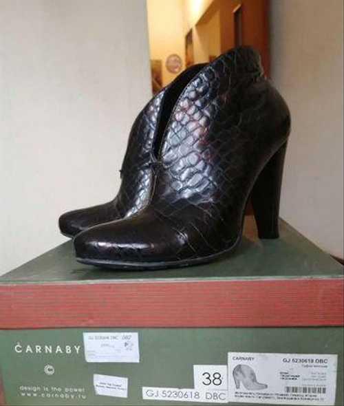 Ботильоны, Carnaby, Италия.натуральная кожа, 38 р