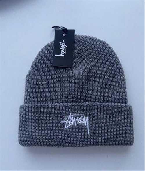 Мужская шапка Stussy Charocal Grey Hat