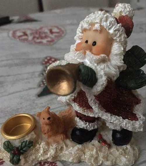 Подсвечник santa, новый