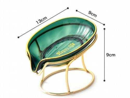 Мыльница со сливом лишней воды