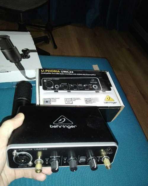 Внешняя звуковая карта behringer u phoria umc22