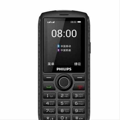 Сотовый телефон Philips Xenium E218, темно-серый