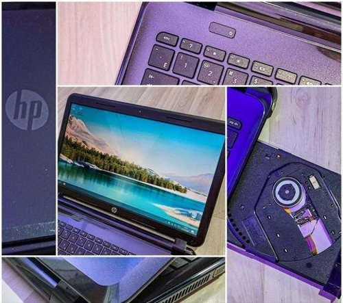 Быстрый бесшумный ноутбук HP SSD/Intel
