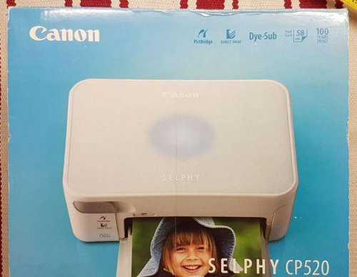 Компактный фотопринтер Canon Selphy CP-520 на запч