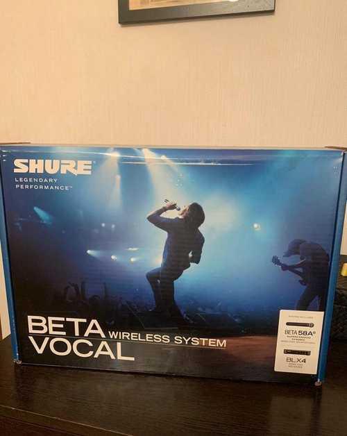 Профессиональный вокальный микрофон Shure beta 58A