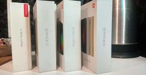 Коробки от смартфонов Xiaomi Redmi Note 4/4X/3