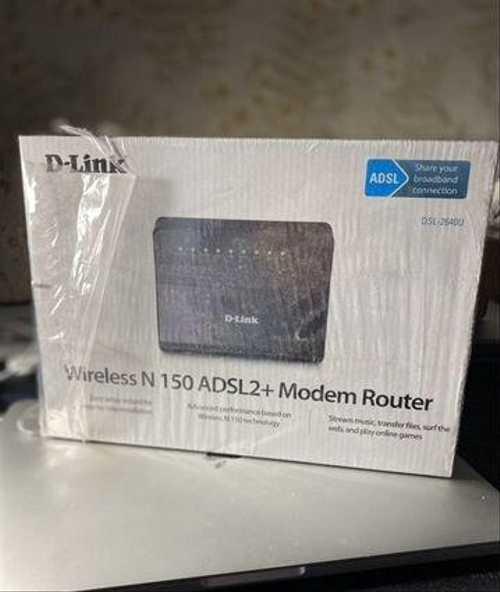 D-link Wereless N160 adsl2+modem router