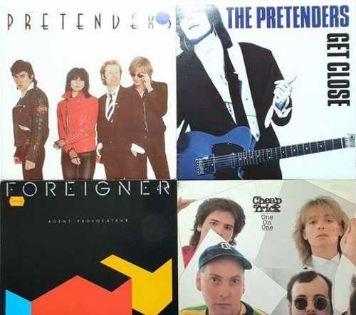 The Pretenders, Cheap Trick, Foreigner LP's