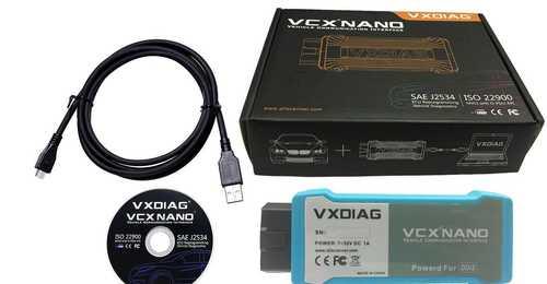 Адаптер Vxdiag VCX Nano диагностика VW Audi Seat