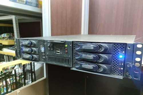 Сервер Intel S5520HC. Xeon E5620x2/ 12гб DDR3 ECC
