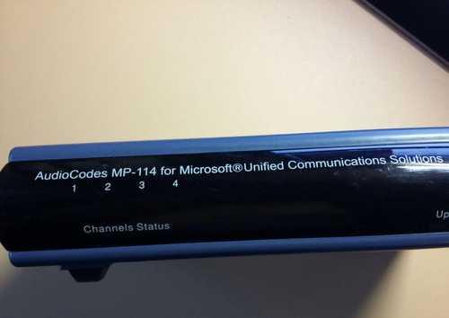 Шлюз телефонный VoIP Audiocodes MP-114 (2FXO/2FXS)