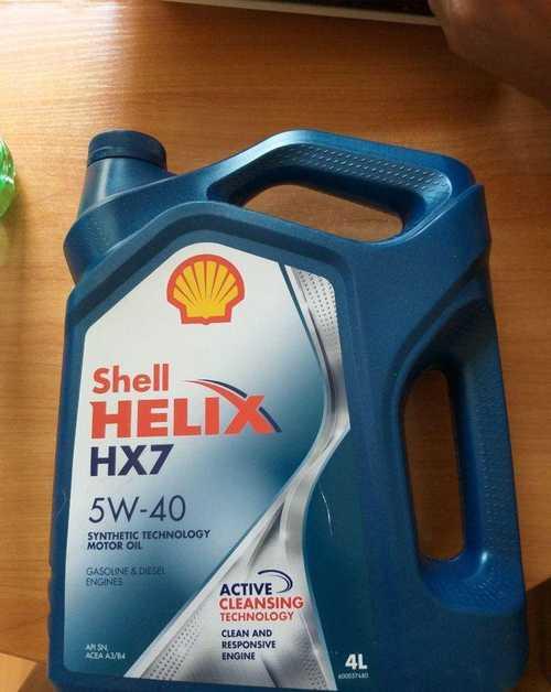 Масло shell helix HX7 5W-40