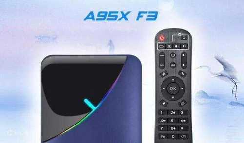 Тв бокс A95X F3 AIR 2GB - 16GB BT 4.2 андройд tv 9