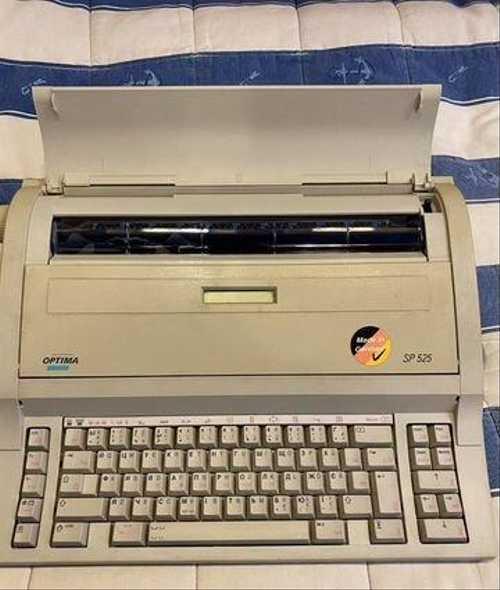 Пишущая машинка optima sp525