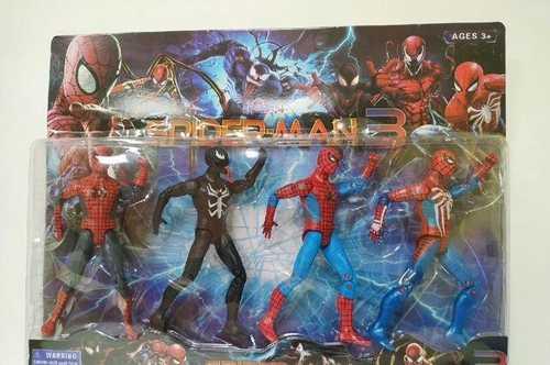 Игровой набор Человек-паук и Веном 4 фигурки