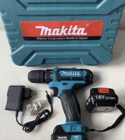 Шуруповерт Makita,18В,2 Li-ion