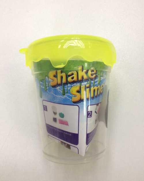Слайм шейкер антистресс Shake slime, желтый