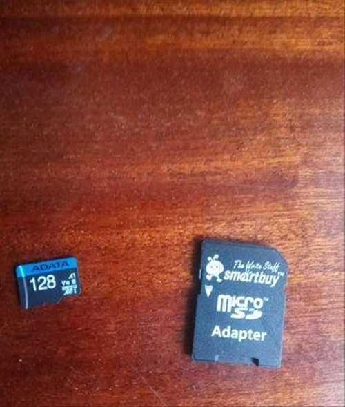 Карта памяти MicroSD adata 128gb