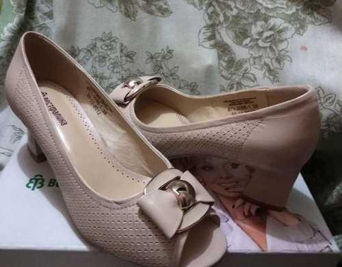 Туфли новые жен. р.38, натур.кожа, тм Вестфалика
