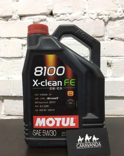 Масло Motul 8100 X-clean FE 5W30 5л