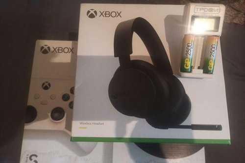 Xbox series s с наушниками Xbox wireless headset