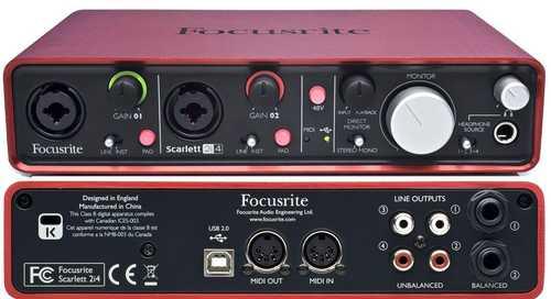 Focusrite Scarlett 2i4 USB