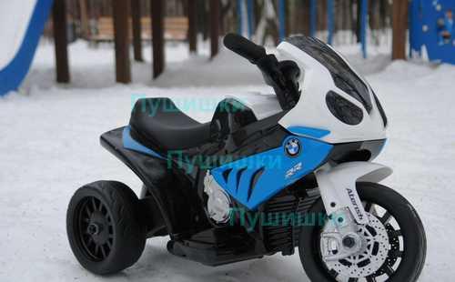 Детский электромотоцикл moto JT5188 BMW синий