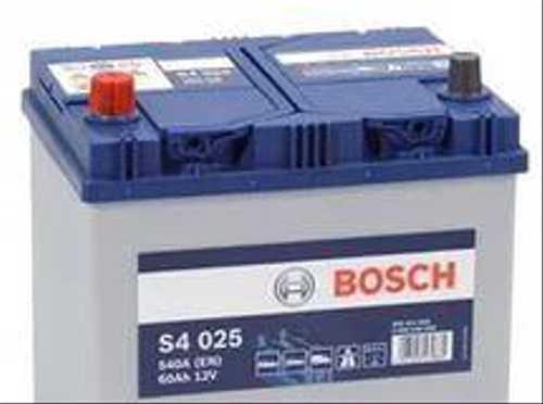 Автомобильный аккумулятор Bosch S4 025 60 Aч. 540А
