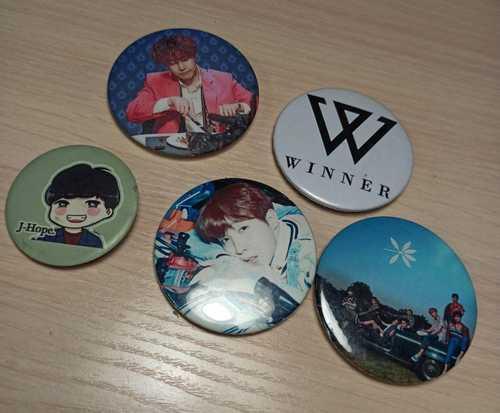 Значки BTS EXO Winner