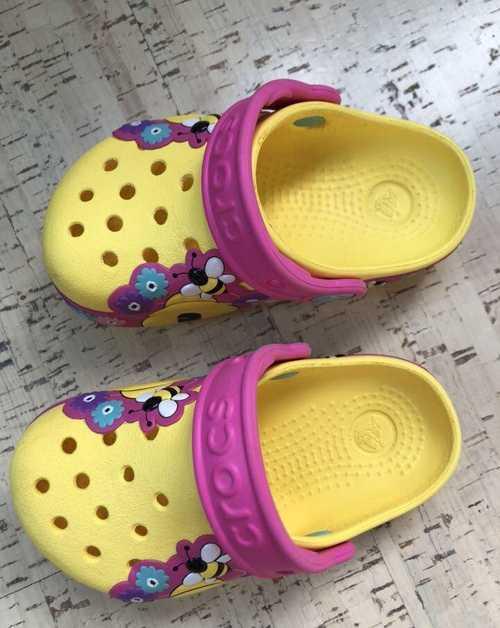Сабо Crocs разм C8 светятся