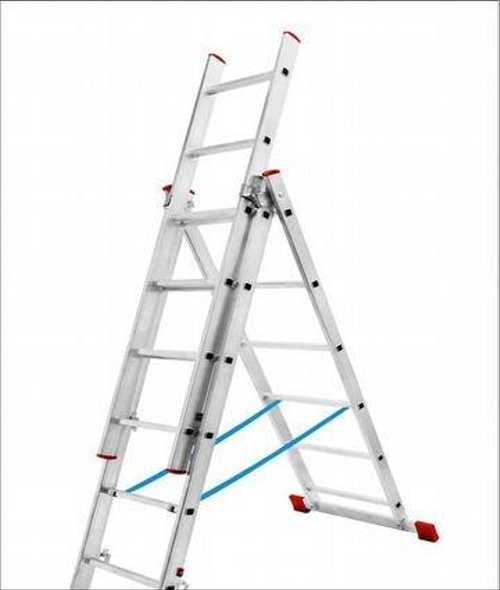 Лестница-стремянка алюминиевая 3-х секционная