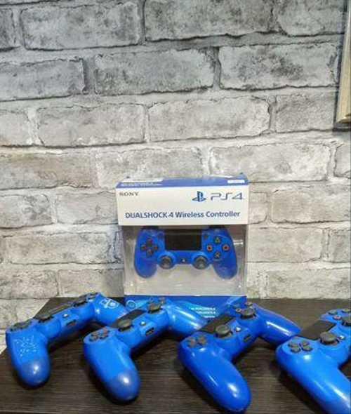 Новые геймпады для Sony PS4 v2 Blue Wave