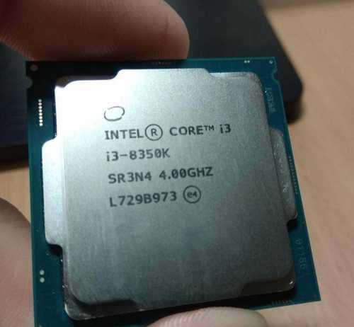 Процессор intel core i3 8350k фото