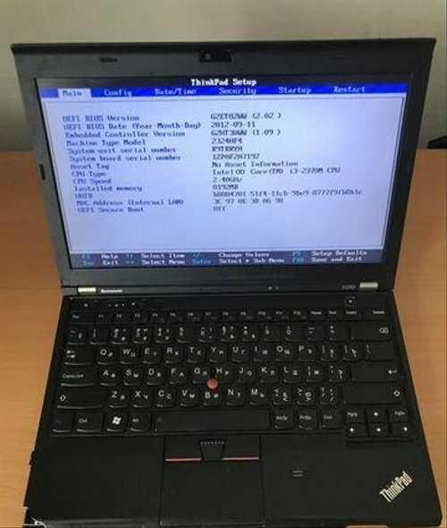 Ноутбук Lenovo ThinkPad x230i