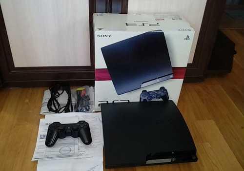 PlayStation 3 Slim в коробке