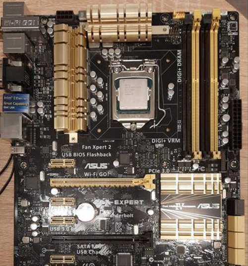 Комплект i7-4770, asus Z87-expert, Kingston 16Gb