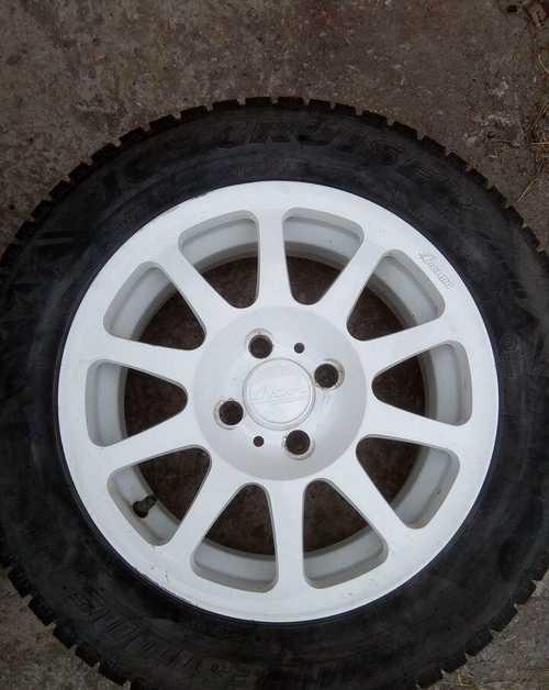Диски всмпо Солярис + шины Bridgestone Ice Cruiser