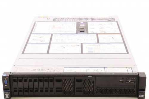 Сервер IBM X3650 M5 8sff 2xE5-2609v3 256GB, M5210