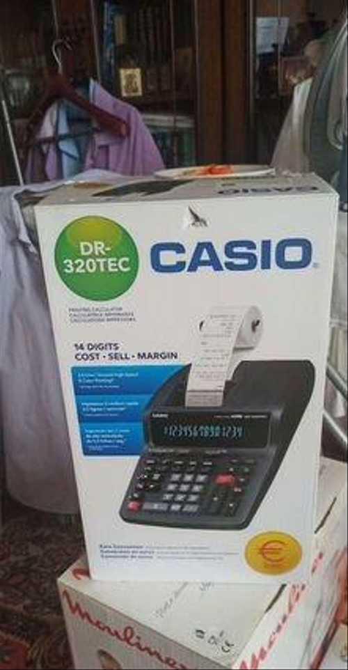 Калькулятор печатающий casio DR-320TEC