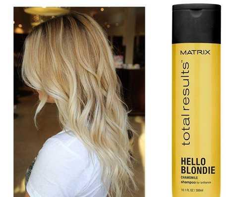 Шампунь для сияния светлых волос hello blondie