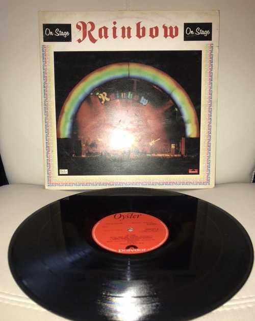 2LP rainbow-ON stage-1977 polydor UK VG+/VG+