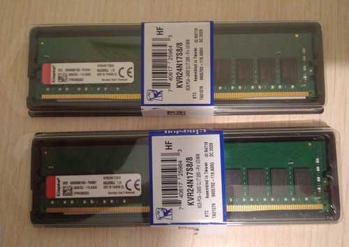 Оперативная память DDR 4 8 Gb x 2