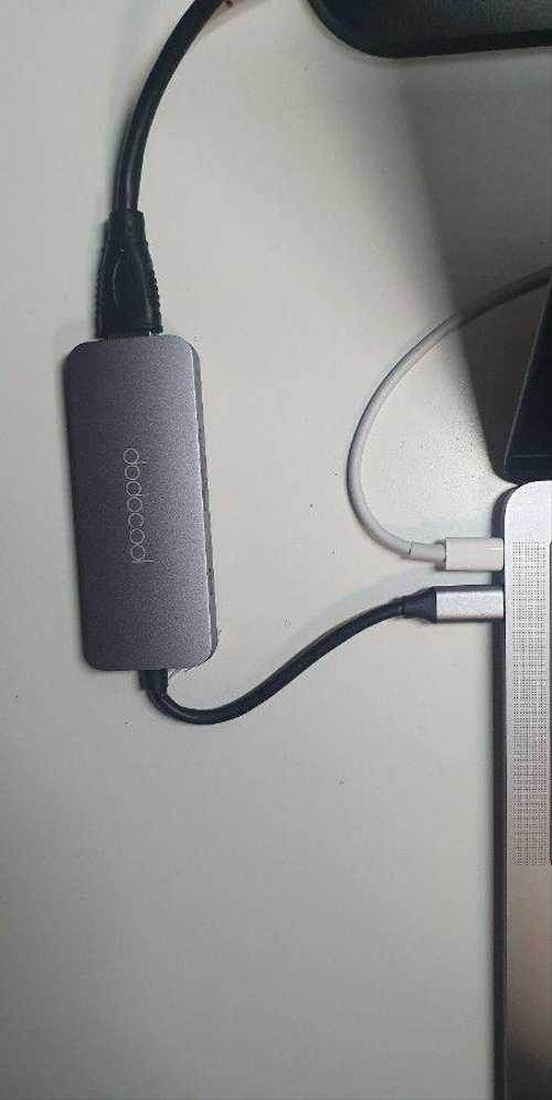 Dodocool dc-68 USB хаб type c hdmi SD micro SD
